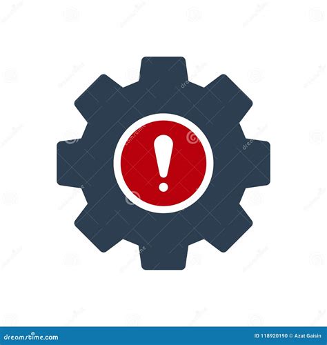 Settings Icon Tools And Utensils Icon With Exclamation Mark Settings Icon And Alert Error