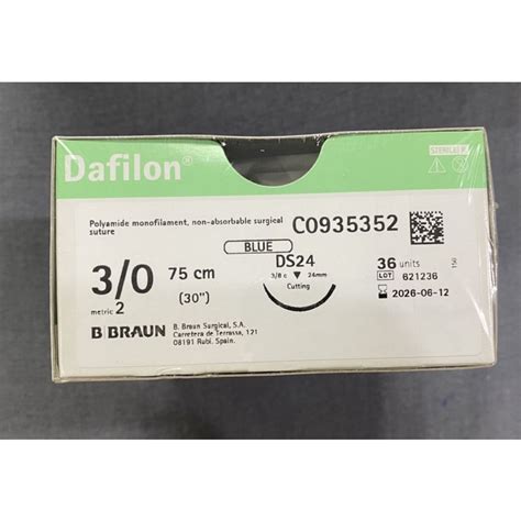 Chỉ Phẫu Thuật Dafilon 3 0 Giá 1 Sợi Hộp 36 Sợi Shopee Việt Nam