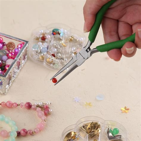 Mini Needle Nose Pliers Thin Serrated Jaw 4 12 Inches Small Long Nose
