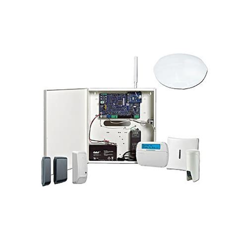 Dsc Powerseries Pro Hs3032base With Hsc3010c Cabinet Hs2lcdpro Keypad Sd 15w Siren And Rj45