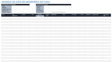 Modelos Gratuitos De Lista De Inventário Smartsheet