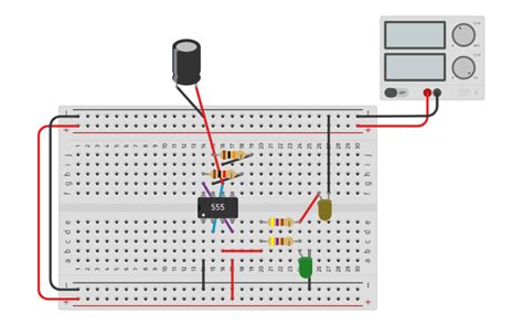 Circuit Design Pisca Pisca Tinkercad