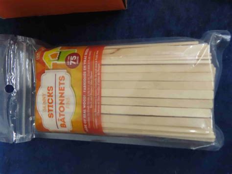 Large Supply Of Wooden Skinny Sticks New In Package Over 8000 Sticks