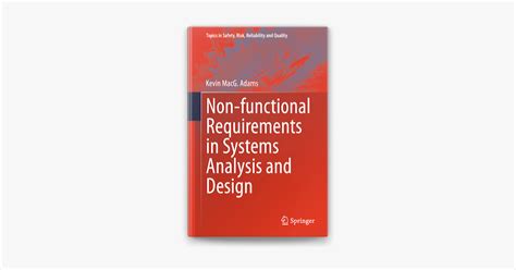 ‎non functional requirements in systems analysis and design on apple books