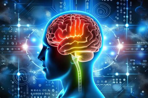 Illustration Of A Glowing Ai Brain With Neural Connections Symbolizing The Complexity Of