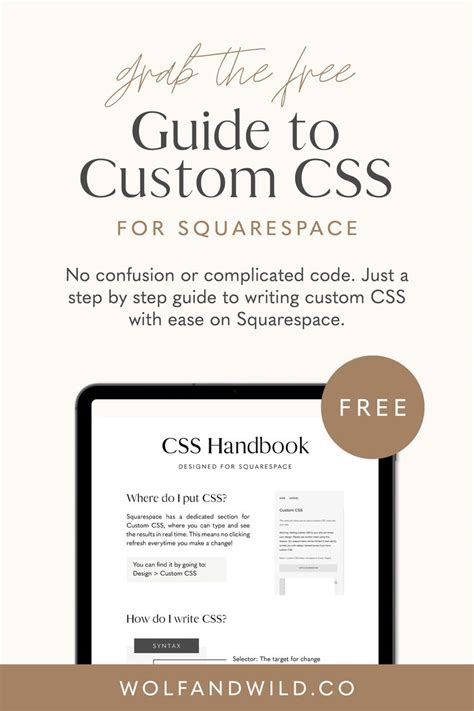 step by step guide to custom css for squarespace coding tutorials coding lessons learn