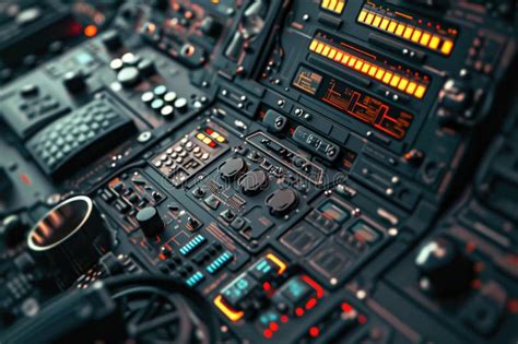 A Detailed View Of The Control Panel In A Plane This Image Can Be Used To Depict Aviation