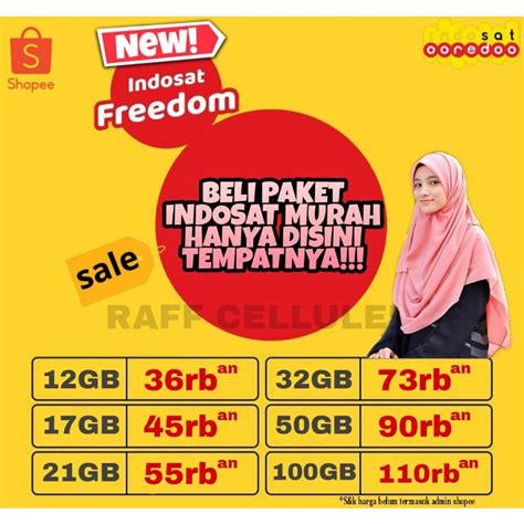 Jual Promo Proses Cepat Paket Data Kuota Indosat Murah Unlimited Full Gb Gb Gb
