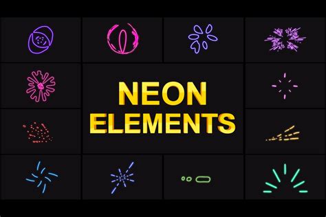 Neon Elements Vfx Unity Asset Store