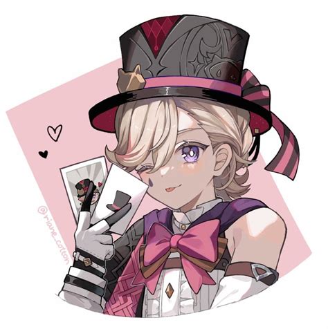 Lyney Genshin Impact Drawn By Rianecotton Danbooru