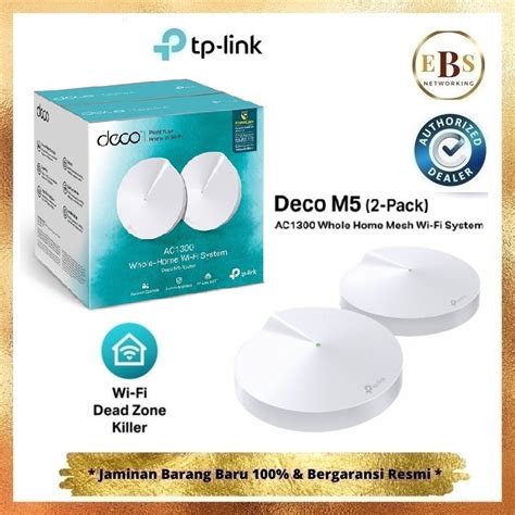 Jual TP LINK Deco M5 Deco M5 AC1300 2Pack Whole Home Mesh WiFi System Shopee Indonesia