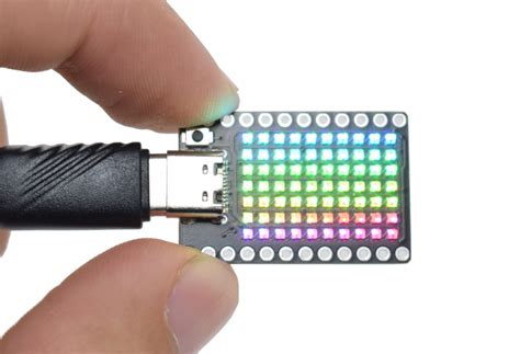 Nova Open Source Hardware Raspberry Pi Rp2040 Board Features A 70 Rgb Led Matrix Crowdfunding