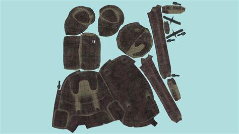 Backpack 10 Rust Leather 3d Model By Gsommer