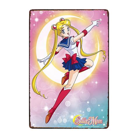 Sailor Moon Metal Sign Vintage Planet Planète Vintage