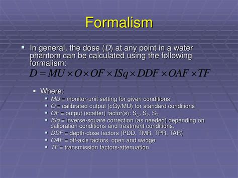 Ppt Photon Beam Monitor Unit Calculations Powerpoint Presentation Free Download Id 6642815