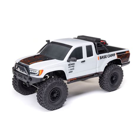 Axial Scx10 Iii Base Camp 4x4 Rock Crawler Brushed Rtr White Small Addictions Rc