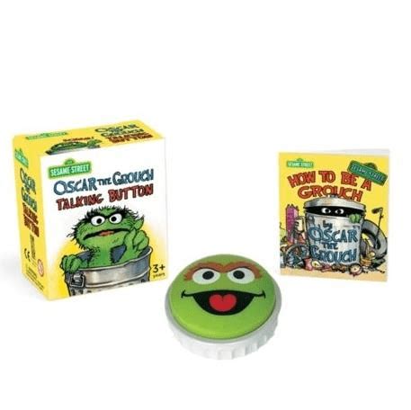 Oscar The Grouch Talking Button By Sesame Street Presents Of Mind