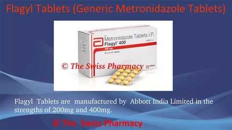 Flagyl Tablets Generic Metronidazole Tablets Pdf