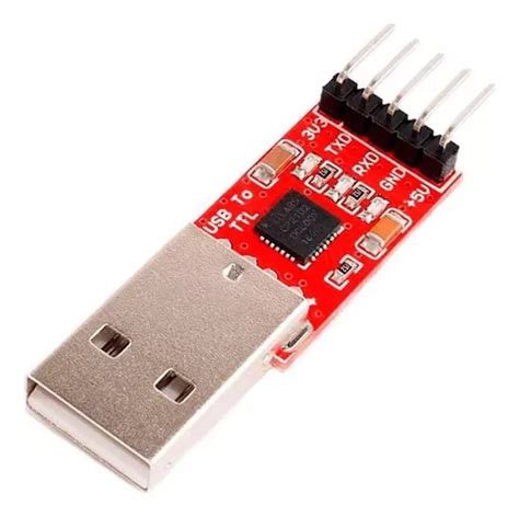Conversor Usb Serial Ttl Cp2102 5 Pinos Com Jumper Arduino