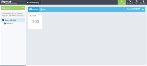 connecting arduino to cayenne using esp8266wifi helped mydevices