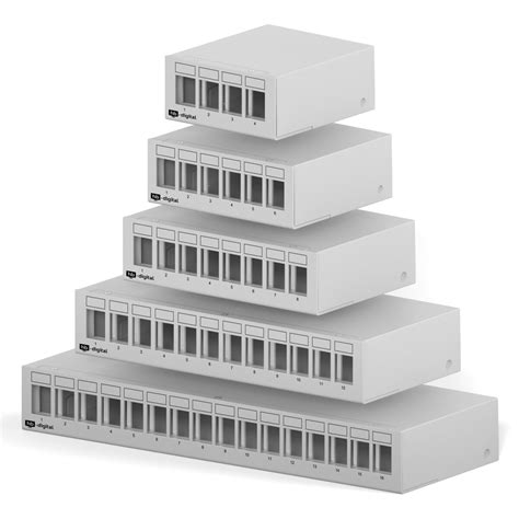 Patchpanel Für Keystone Port Patchfeld Hellgrau Hb Digital 1599
