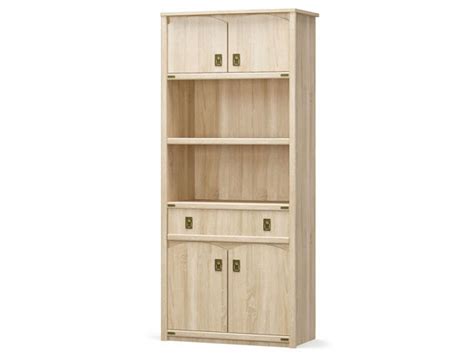 Стелаж Валенсія книжкова шафа 4д 1ш дуб самоа⚡ Купуй за акційною ціною