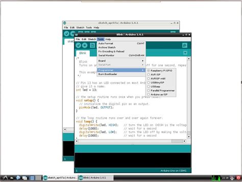 Load An Example Arduino Sketch