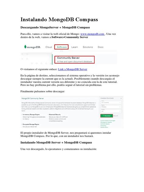 Instalando Mongodb Compass Pdf