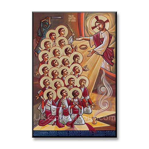 21 Martyrs Of Libya Uk Coptic Icons
