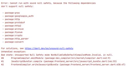 Flutter Dart Grpc Client Null Safety Page 3 Servicestack Customer Forums