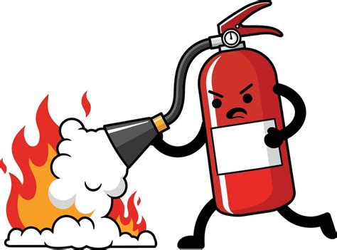 Fire Extinguisher Cartoon Vector Art Icons And Graphics For Free Download
