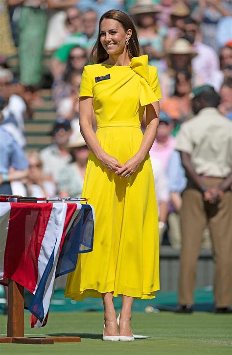 Kate Middleton Wimbledon Fashion See Best Tennis Looks Through Years