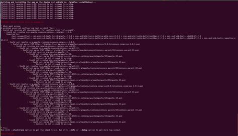 React Native Run Android Failing