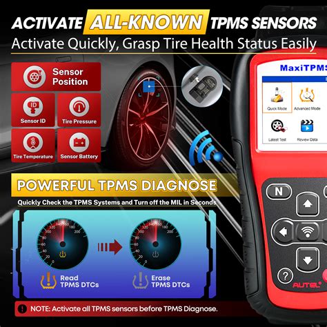 Autel Maxitpms Ts508 Wf Tpms System Tire Sensor Reset Activate
