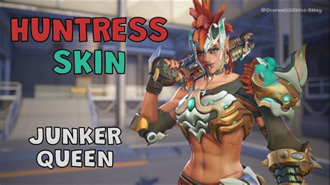 Huntress Junker Queen Skin Showcase Overwatch 2 Youtube