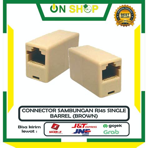 Jual Barel Lan Connector Lan Sambungan Lan Rj45 Connector Shopee