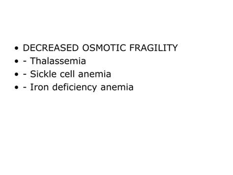 Osmotic Fragility Of Red Blood Cellsppt