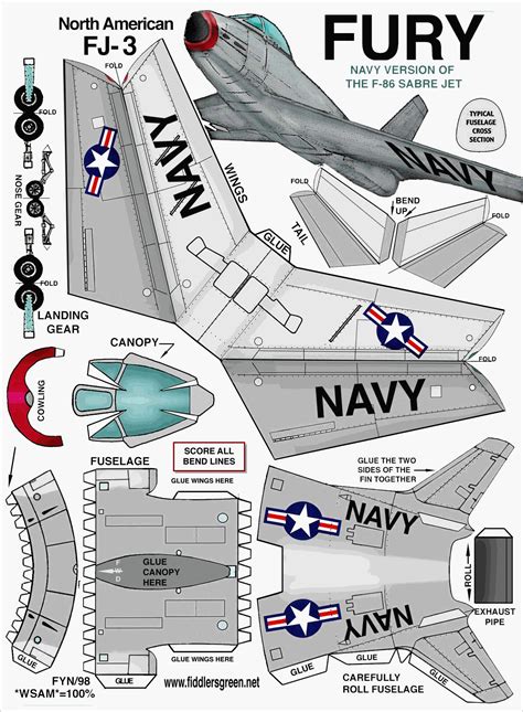 Papercraft 3d Paper Airplane Templates