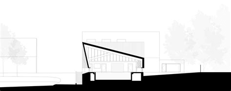 Duggan Morris Design Swimming Pool With Angular Wooden Roof