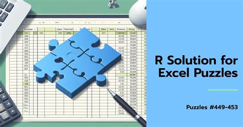 r solution for excel puzzles puzzles no 449 453 by numbers around