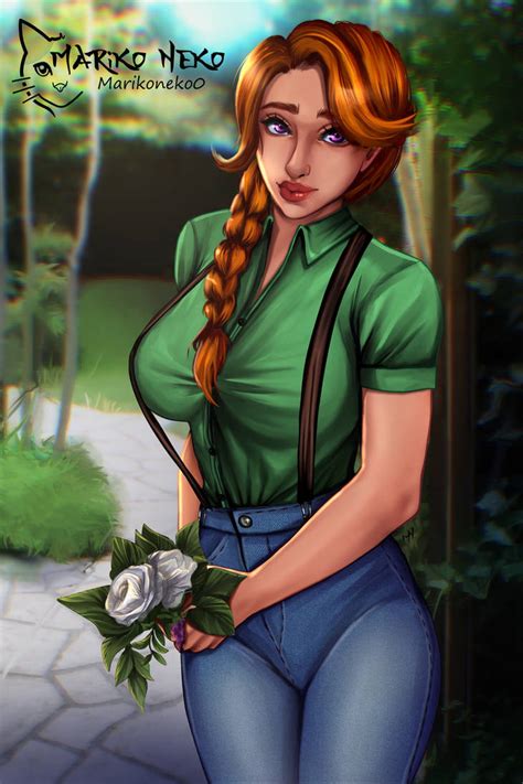Leah Stardew Valley By Marikoneko0 On Deviantart