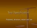 PPT Table Of Test Specification PowerPoint Presentation Free Download ID 9223956