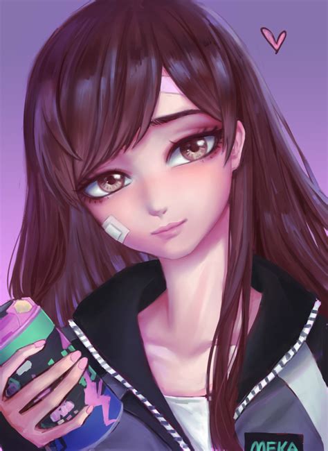 Overwatch Art D Va Overwatch Art D Va Дива Overwatch