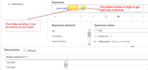 Why Cdm Inline Dataset Only Get 2 Digits Fraction Microsoft Qanda