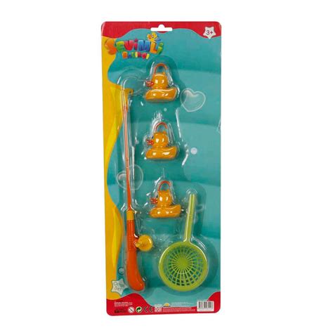 Sevimli Ördek Olta Seti Turuncu Olta Toyzz Shop