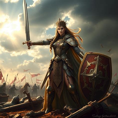 Powerful Warrior Queen Embrace Your Strength