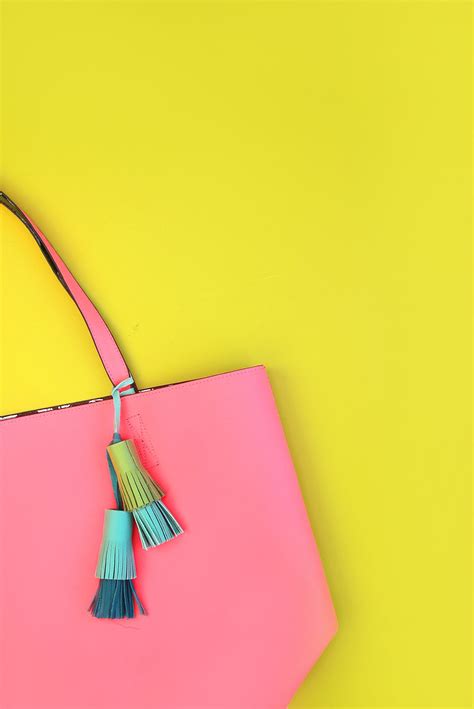 Diy Two Toned Leather Tassels Damask Love