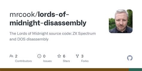 Github Mrcooklords Of Midnight Disassembly The Lords Of Midnight Source Code Zx Spectrum