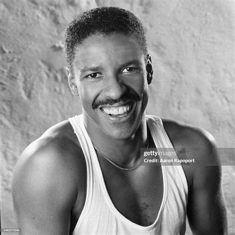 Actor Denzel Washington Poses For A Portrait In 1987 In Los Angeles
