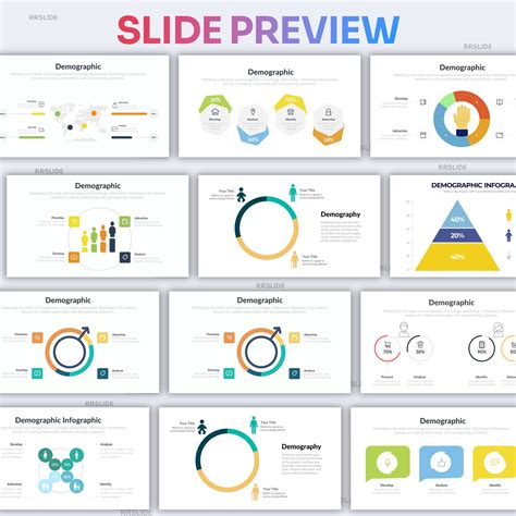 Demography Infographic Powerpoint Template Best Powerpoint Template
